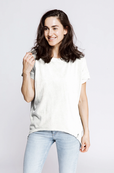 White Elliptical Tee – Gondwana & Divine Clothing Co.